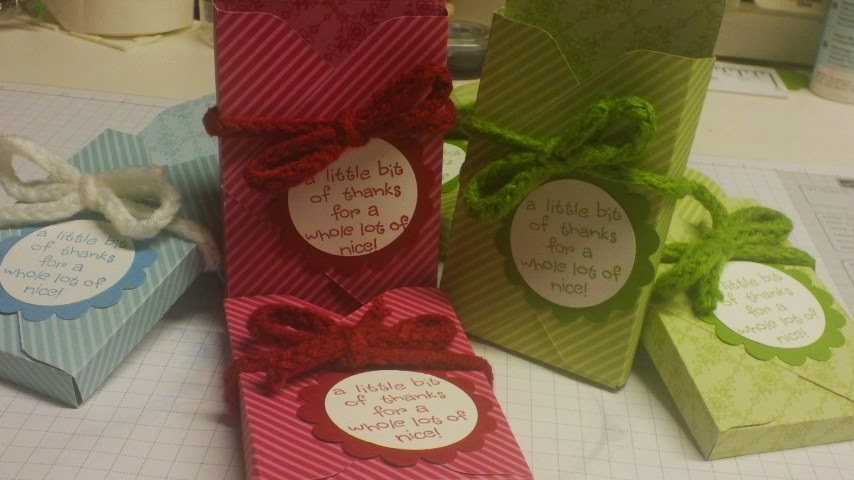 Bonnie's Creative Place: Gift Box Using the Punch Board