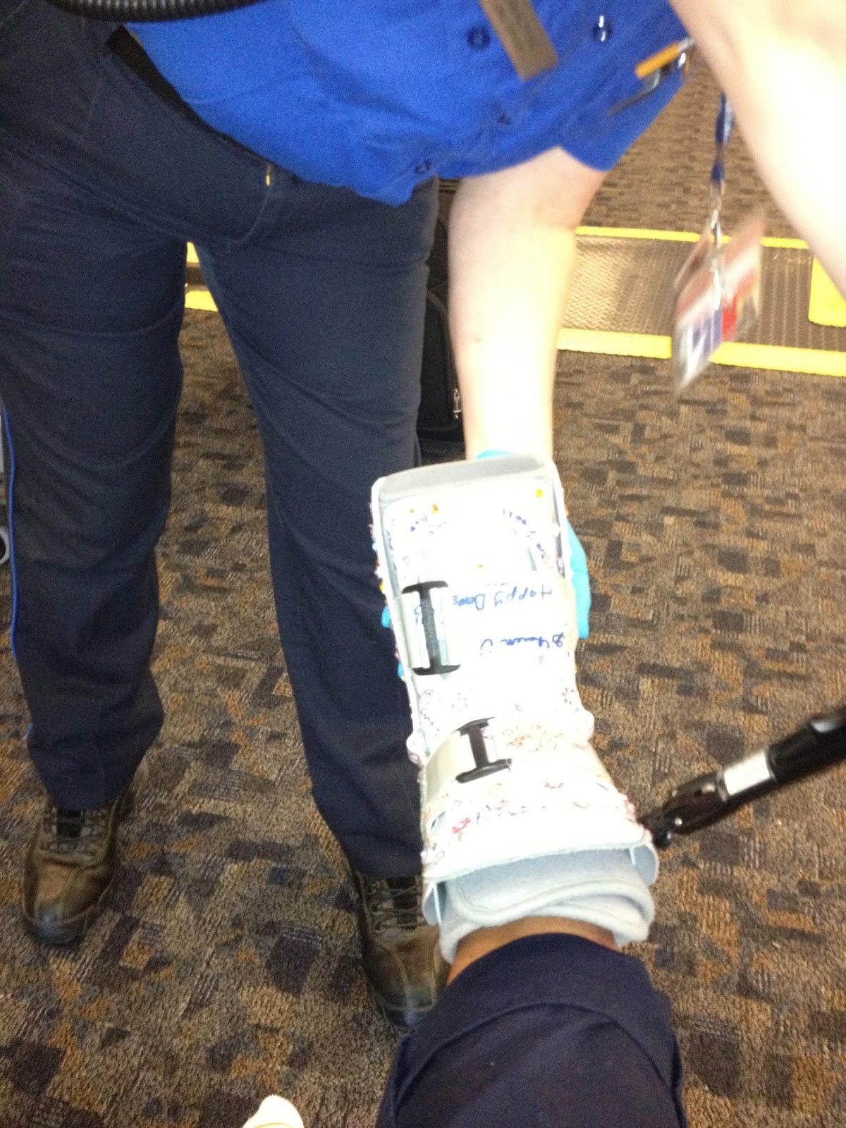 After LisFranc Surgery: Getting through TSA airport security after ...