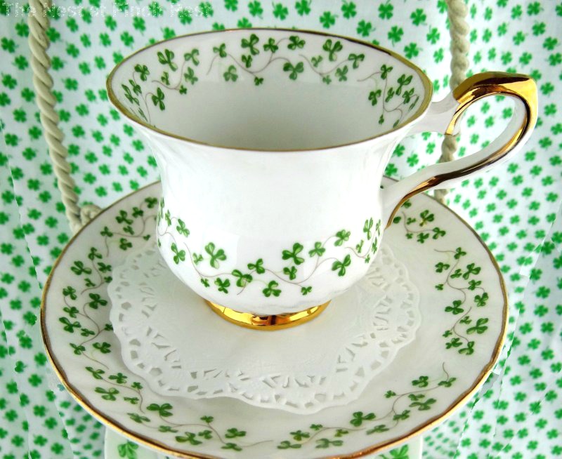 The Nest at Finch Rest: Shamrock Tea Cups Collection