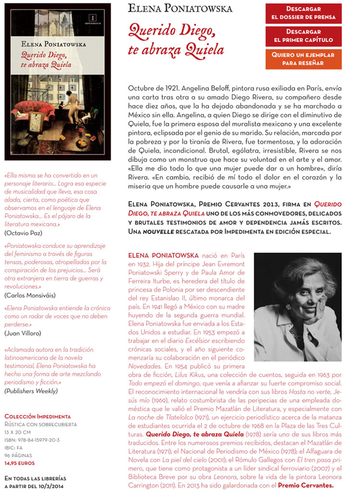 panopliadelibros: NOVEDAD EDITORIAL IMPEDIMENTA