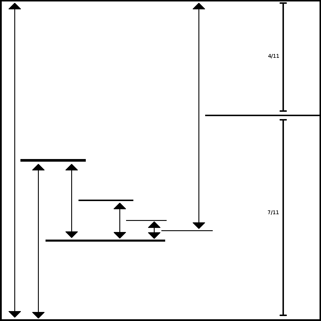 A Crisp Fold: 11:7 Rectangles