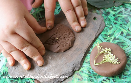 Sun Hats & Wellie Boots: Nature Prints with Clay & Elderflowers