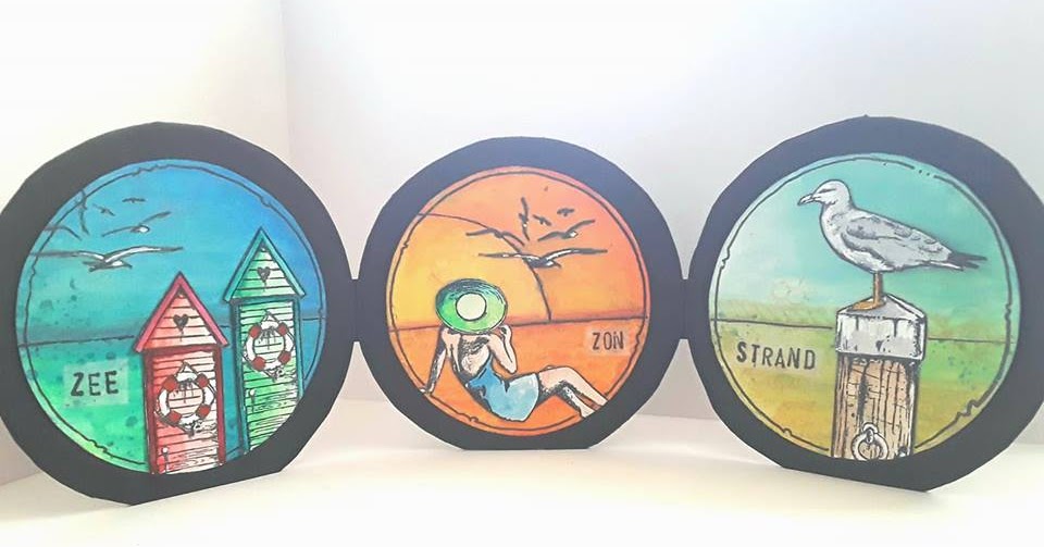 Art Journey Design-team: ArtJourney Challenge #91 Drieluik / Triptych