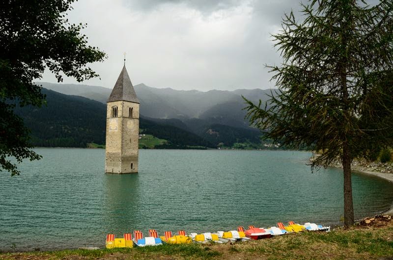 The Bell Tower of Curon, Italy