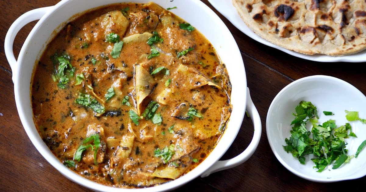 Pinch Of Swad - taste that hits the spot!: Papad ki Sabji