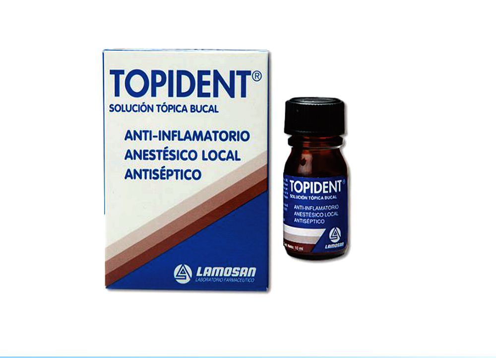 TOPIDENT ADULTOS: Antiinflamatorio, analgésico local y desinfectante de ...
