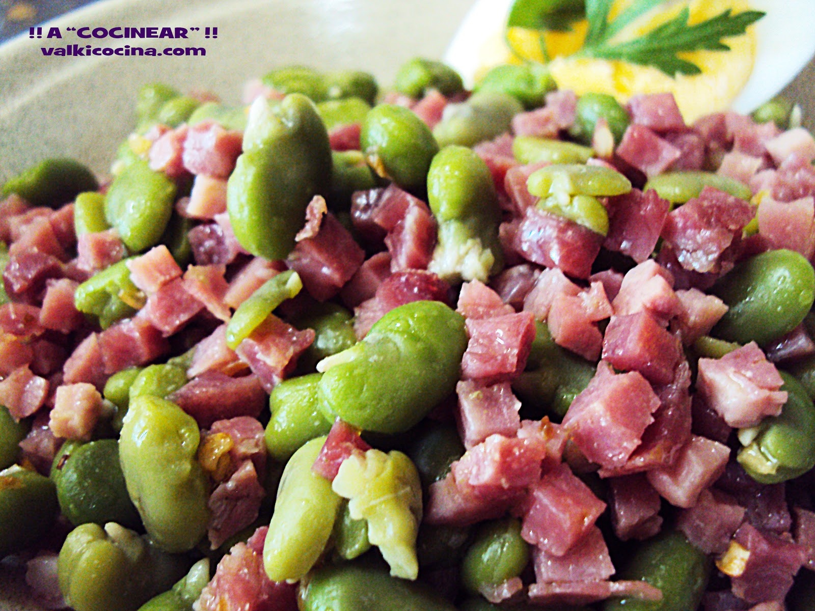 HABAS CON JAMÓN | ¡¡A COCINEAR!! Recetas valkicocina.com