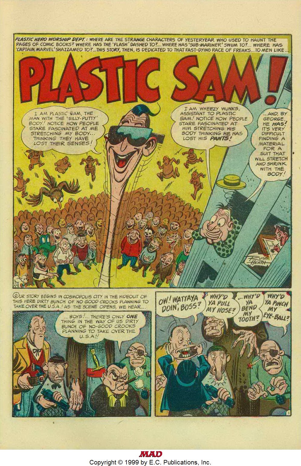 Chicken Fat: SUNDAY FUNNIES - MAD'S PLASTIC SAM