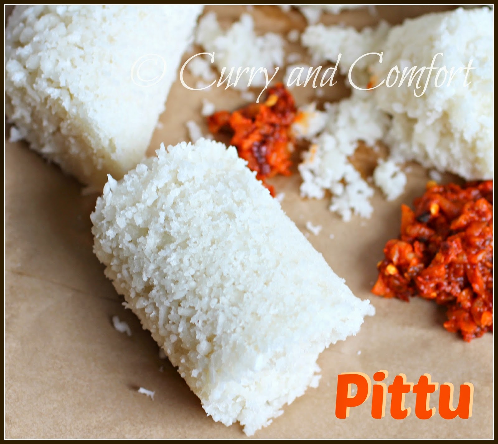 Kitchen Simmer: Sri Lankan Pittu (Rice Flour and Coconut Dish)