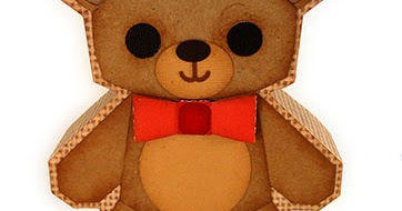 Needles 'n' Knowledge: Teddy Bear Shaped 3d Box