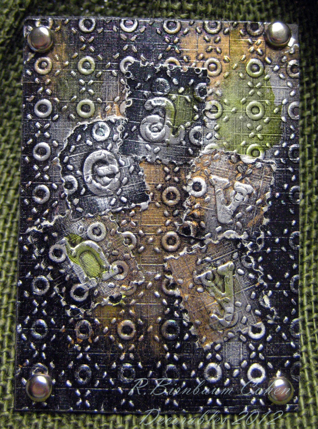 DecorablesArt: ATC - Theme: Metal