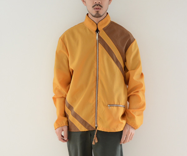 70～80年代 ヴィンテージ スタンド 2トーン ナイロン ジャケット