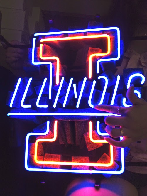 Wiki Neon Sign Blog: NCAA ILLINOIS FIGHTING ILLINI BEER BAR CLUB NEON ...