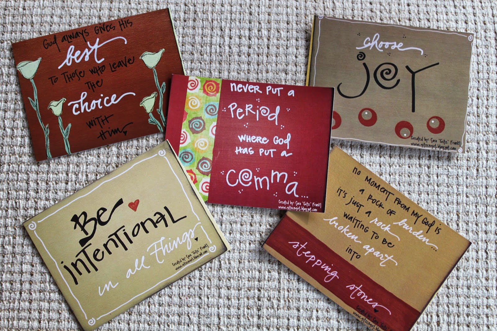 Gitz: Gitzen doodles -- Postcards