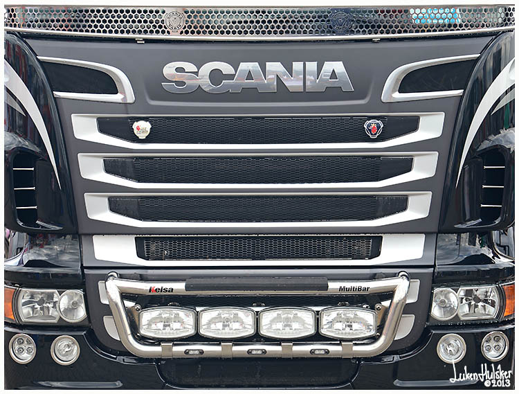 SCANIA: Scania front Cor Rozendal black