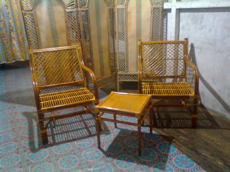 Kerajinan Bambu dan Rotan Piantus,Sejangkung,Sambas: gambar kursi rotan