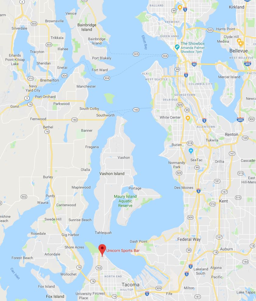 Rotgut.org Blog: #2645 - Unicorn Sports Bar, Ruston, WA - 11/1/2014