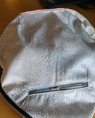 Sew Scoundrel: Tutorial: DIY backpack / sling bag with lining and pockets