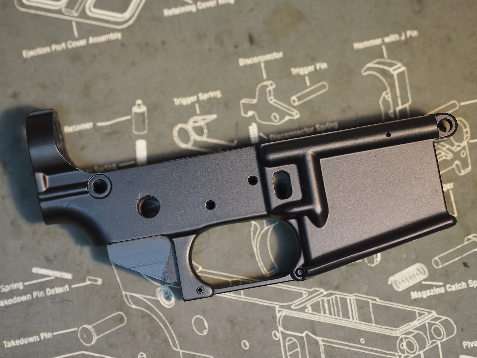 Mister Donut's Firearms Blog: Norinco CQ311 Lower Build, and the ...