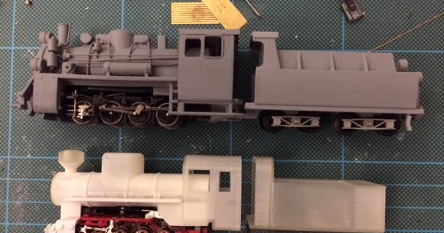 C2 in 009: cab and tender...