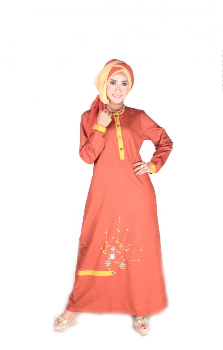 Pusat Baju Muslim Nibras: GAMIS NIBRAS NB 121