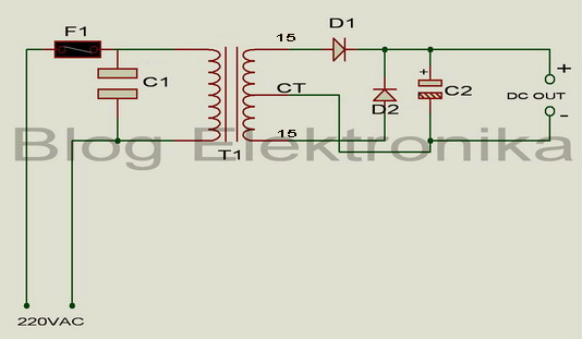 Rangkaian-rangkaian Power supply (Adaptor) Sederhana - Blog Elektronika