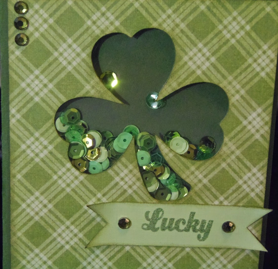 Craft with Bee: Shamrock Shaker Card