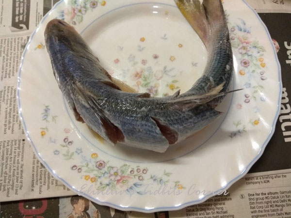 Elinluv's Tidbits Corner: Deep Fried Threadfin Fish ( Ikan Senangin ...
