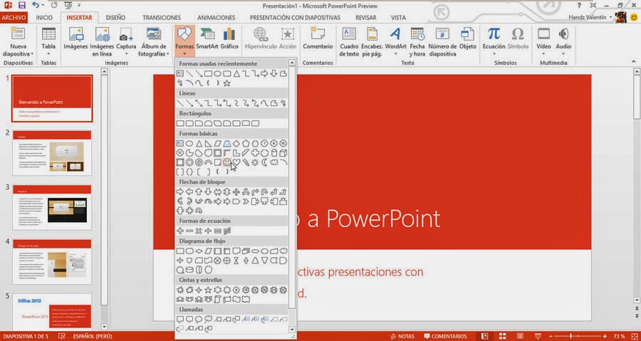 3PAI/1SECB: ACTIVIDAD 04: Diseño de patrones animados en Power Point