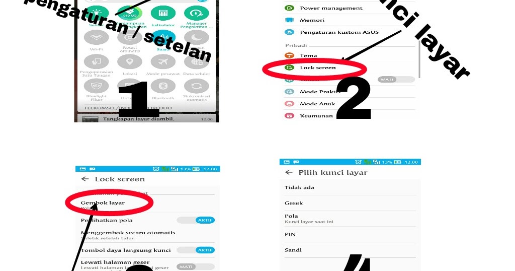MUSE INFO: CARA MEMBUAT KUNCI LAYAR DI ANDROID