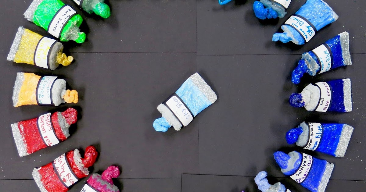 Cassie Stephens: In the Art Room: Paint Tube Sculptures