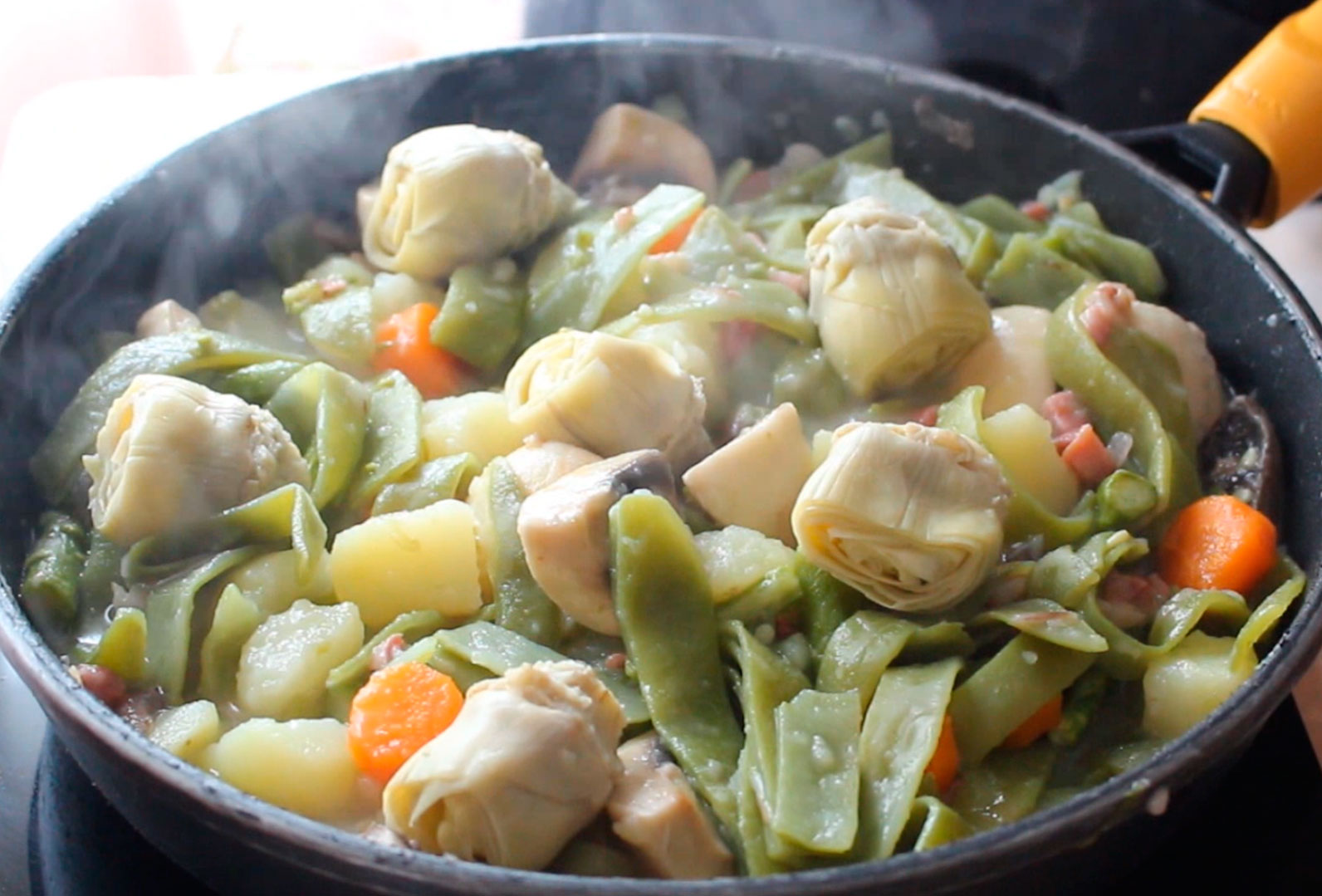 Menestra de Verduras con Jamón