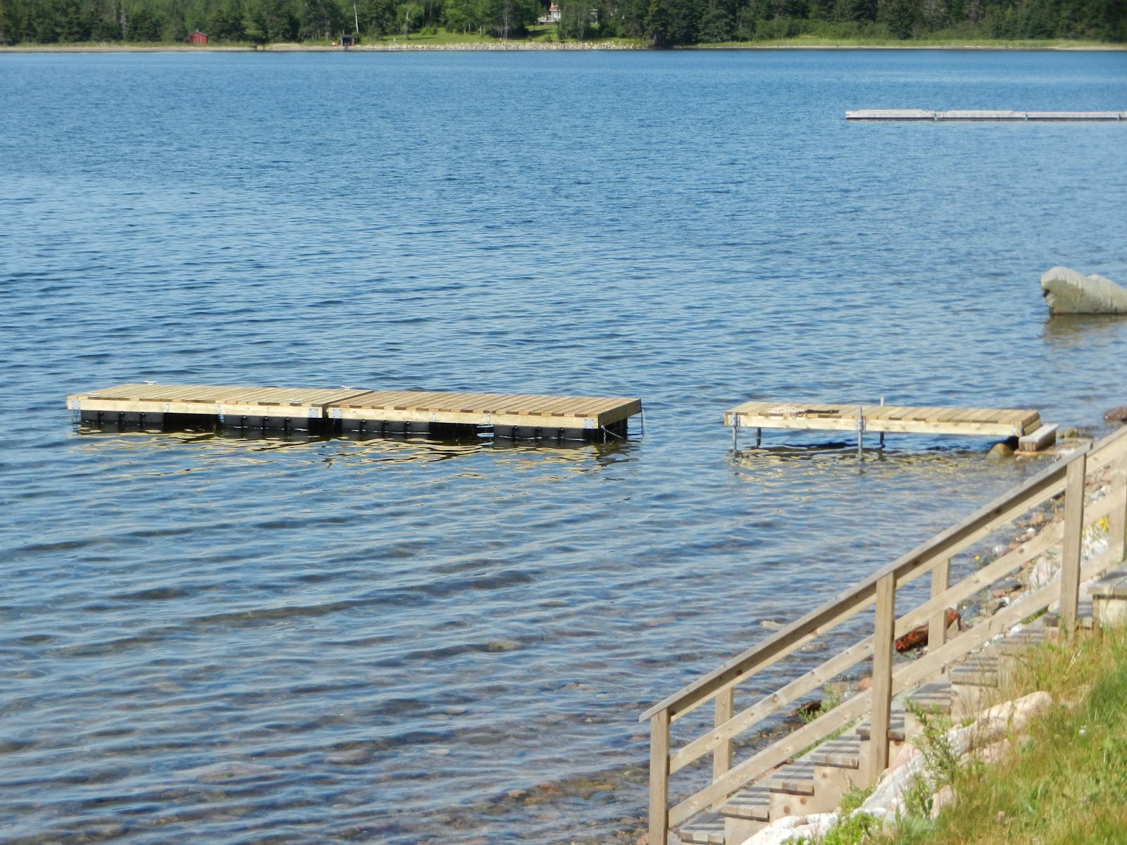 Spruce Point Happenings: Floating Dock Launch