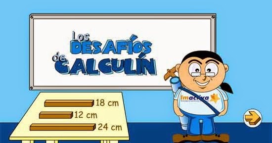 Recursos para el cole: LOS DESAFÍOS DE CALCULÍN
