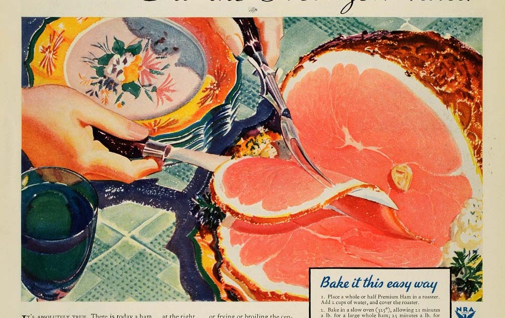 Vintage Recipe Blog: Swift Ham, It's the Ovenized Kind!