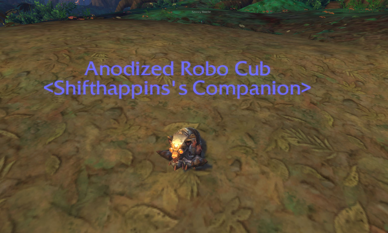 WOW Companion Collector: Anodized Robo Cub (common lvl 17)