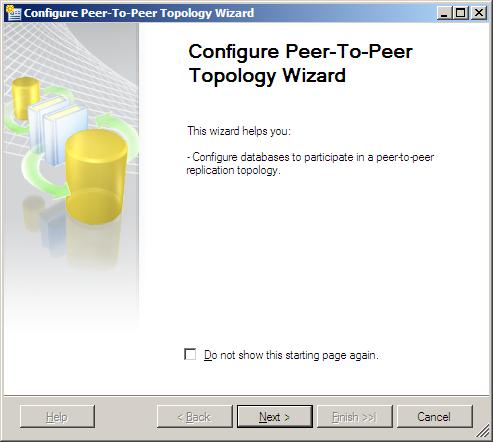 SQL Server Hints: Sample Replication Peer-To-Peer SQL Server 2008