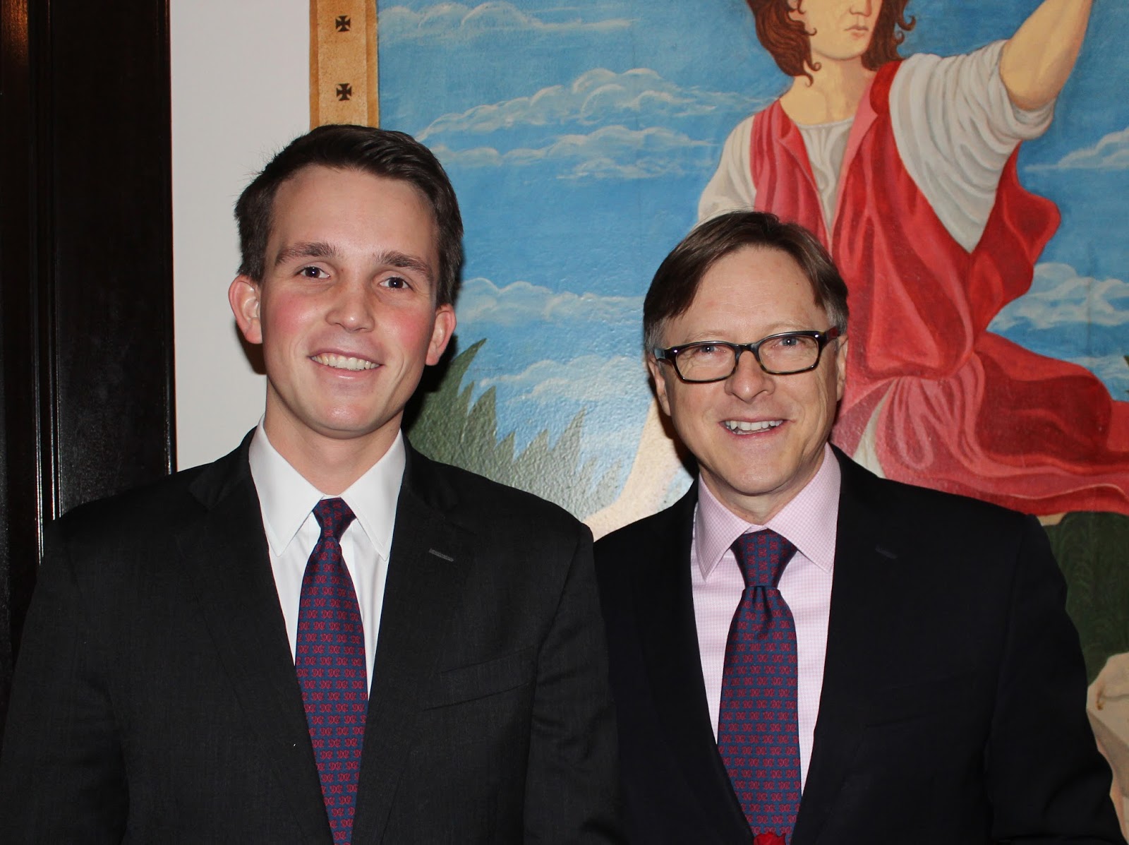 Pierre Lapeyre '07 Gives Alumni Chapel Talk for Fifth Grade Moms and Sons