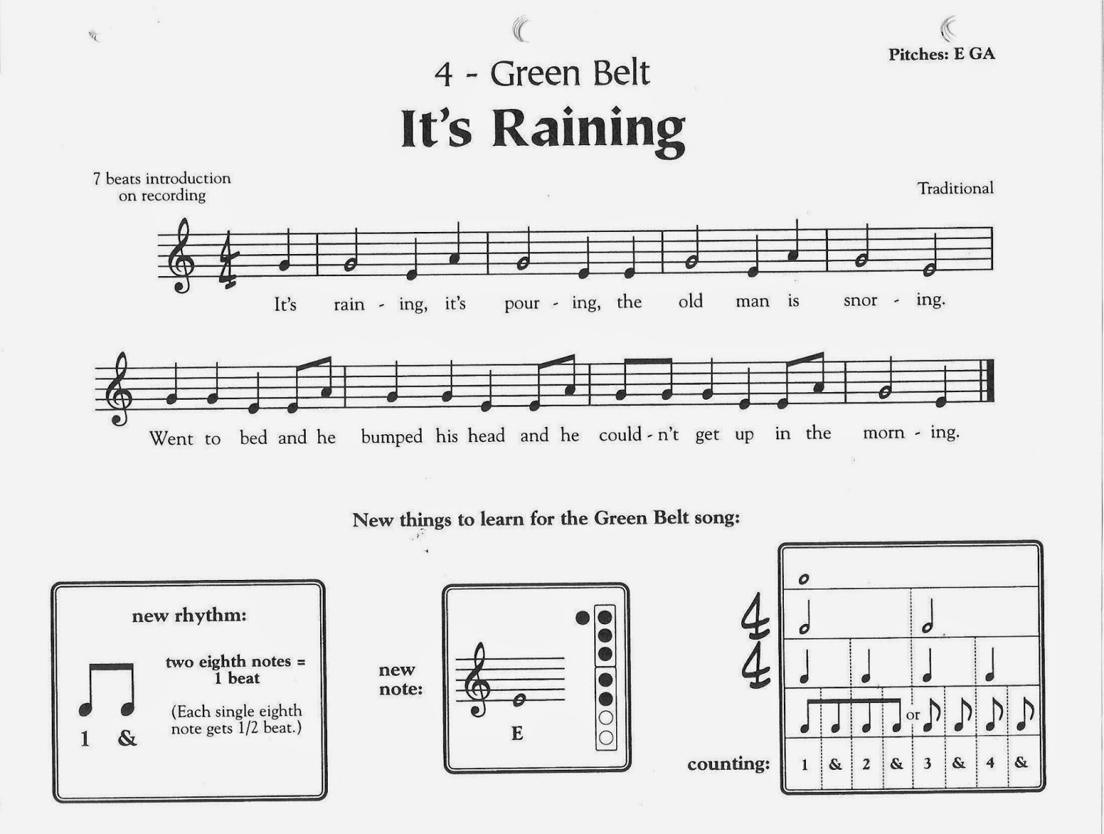 Le Music Cave: Grade 2 - Lesson 1 (Q4) (Karate Recorder Dojo)