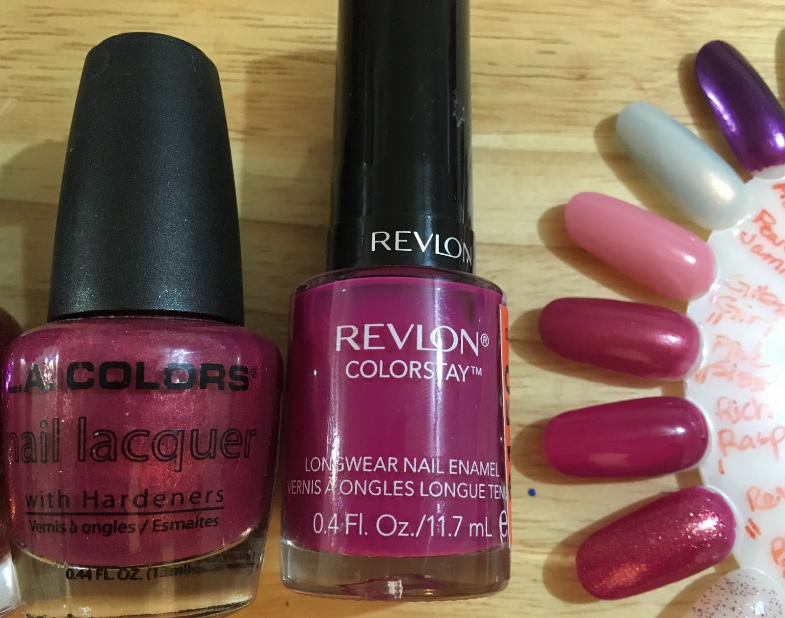 Delicious Color: Pink Sizzle, Rich Raspberry