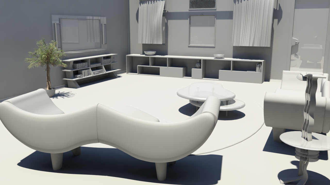 Maya Modeling: Maya Background And Interior Modeling