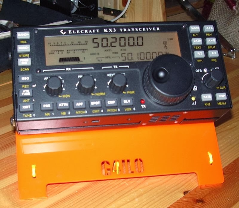 G4ILO's Blog: Desk stand for an Elecraft KX3