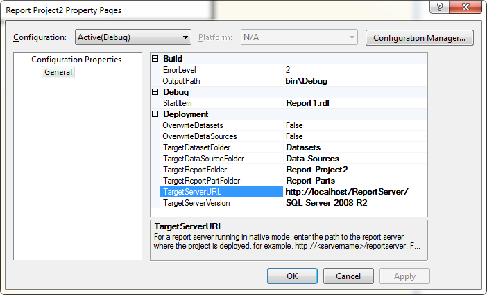 Daynight: Deploying a SSRS report to the Server, SSRS Web Management ...