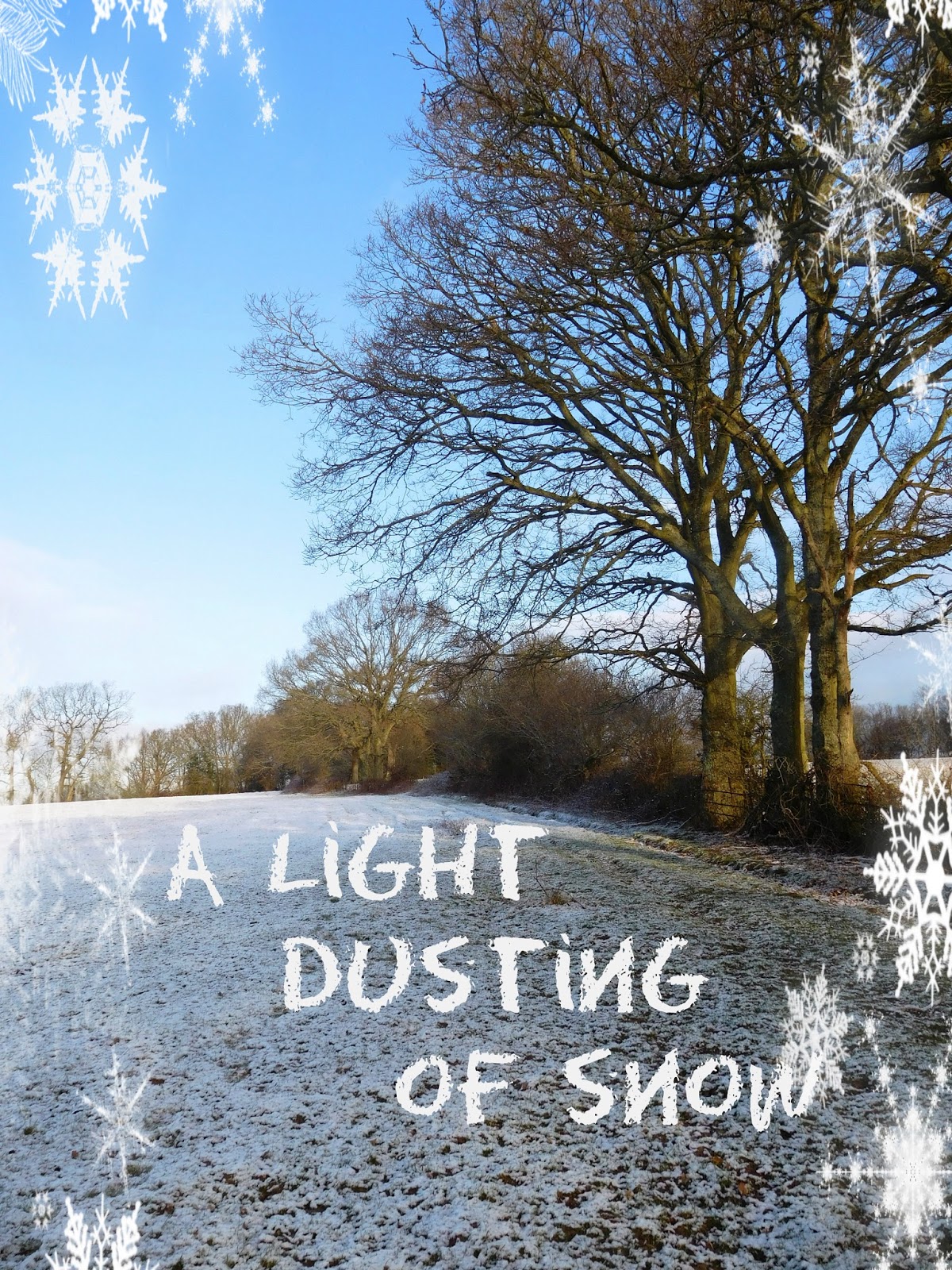 ORIGINAL ART by Paula Oakley: A light dusting of snow