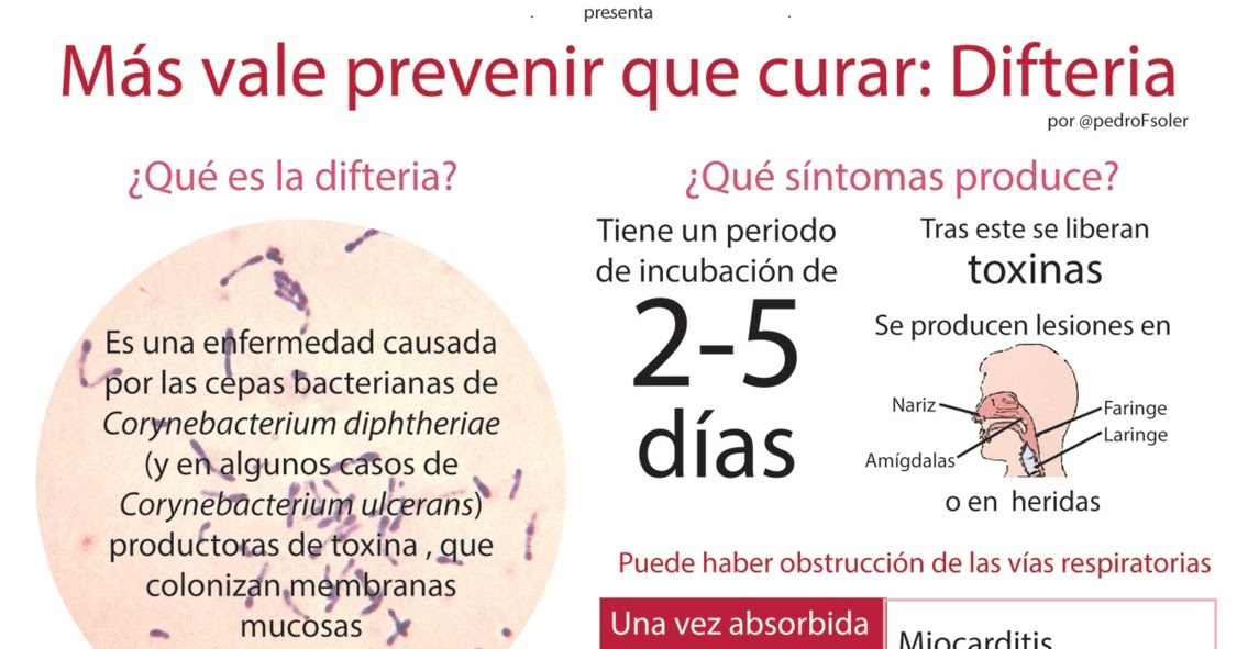 Microbios&co.: Más vale prevenir que curar: Difteria