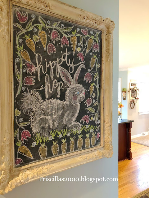 Priscillas: Hippity Hop Chalkboard