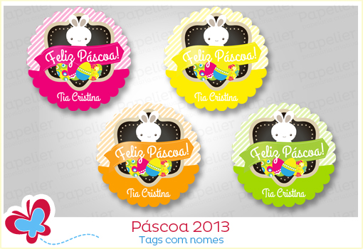 Papelier - papelaria criativa: ** Quarta torta: Tags de Páscoa