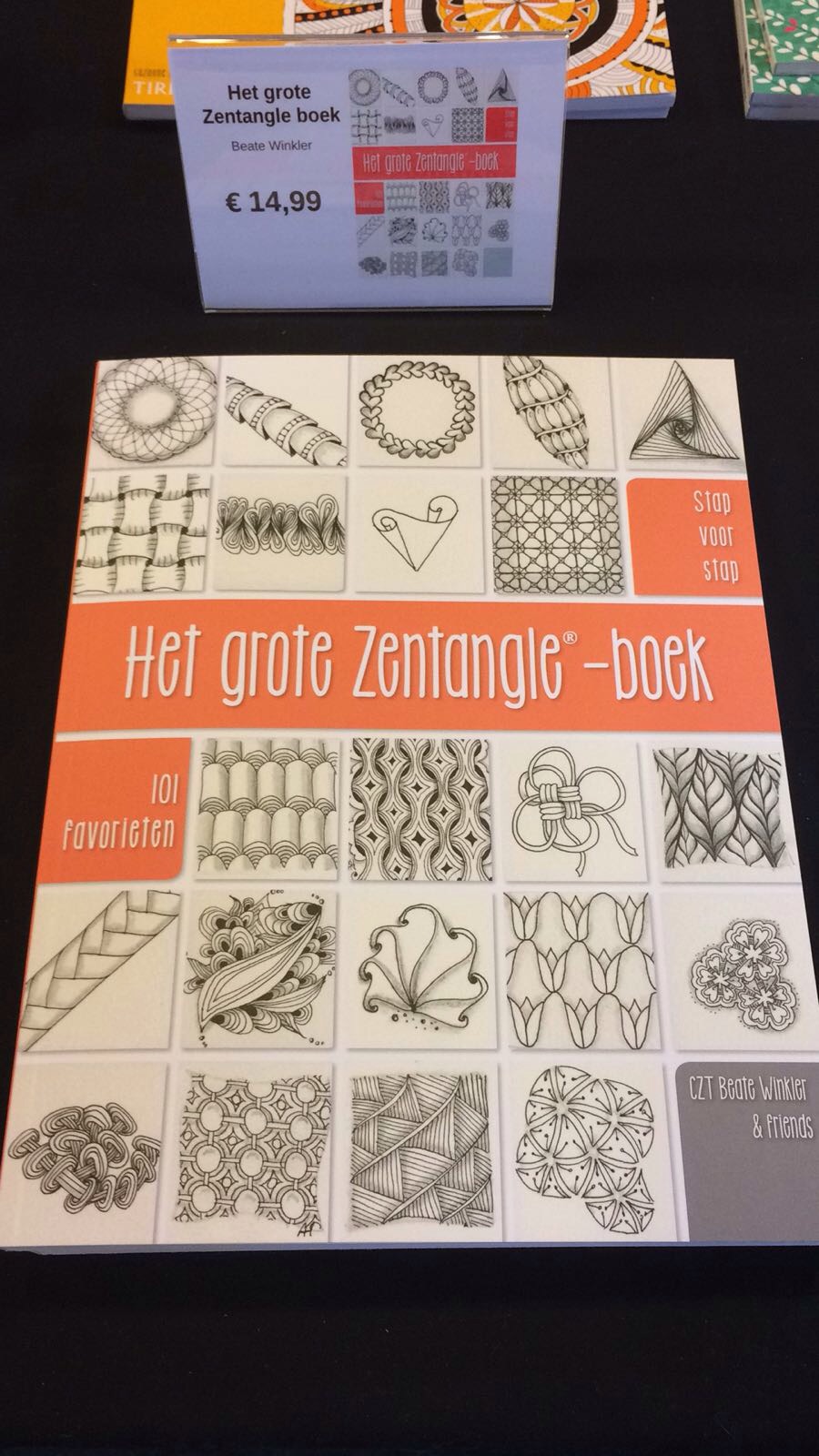 Die Seele basteln lassen: Zentangle 101 Buch auf niederländisch dutch