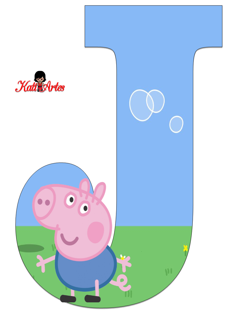 Alfabeto de George Pig. - Oh my Alfabetos!