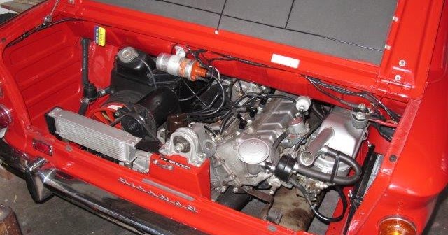 Roys Hillman Imp years: Engine bay Imp works